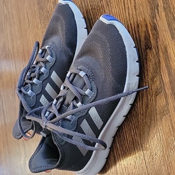 adidas | Shoes | Adidas Dark Grey Sneakers | Poshmark